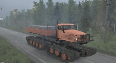 乌拉尔-5920履带式卡车_模组展示